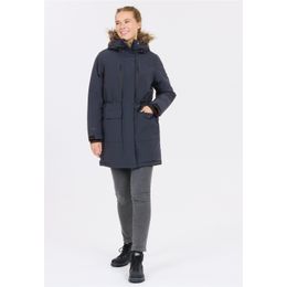 WHISTLER Damen Parka "Bluff", blau, Gr. 44, unifarben, 92% Polyester, 8% Elasthan, Jacken, mit wasserdichten und w&auml;rmenden Eigenschaften