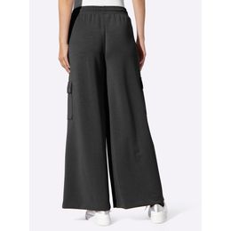 Heine Damen Jerseyhose, schwarz, Gr. 36, unifarben, 50% Modal, 44% Polyester, 6% Elasthan, Hosen