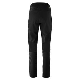Gonso Damen Fahrradhose "Trail Pants Softshell W", schwarz, Gr. 40, 100% Polyester, Hosen, Radhose mit hohe W&auml;rmeisolation. Wasserabweisend und