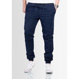 Herren Chinohose "ASGenteliio", blau, Gr. 40, Alessandro Salvarini, Obermaterial: 98% Baumwolle, 2% Elasthan, Hosen, mit sehr hohen Tragekomfort