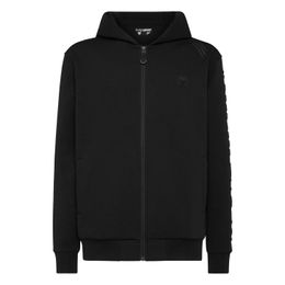 Plein Sport Herren Sweatshirt "Kapuzen-Sweatshirt", schwarz, Gr. XL, Obermaterial: 80% Baumwolle, 13% Polyester, 7% Elasthan, Sweatshirts