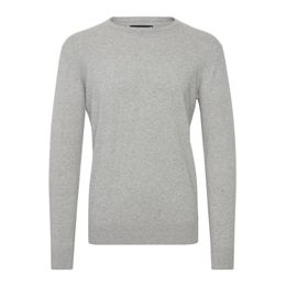 INDICODE Herren Rundhalspullover "Rundhalspullover IDBadan", grau, Gr. XL, Obermaterial: 100% Baumwolle CO., Pullover