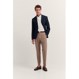 Bugatti Herren Sakko, blau, Gr. 54, unifarben, 67% Baumwolle, 28% Polyamid, 5% Elasthan, Sakkos, mit Reverskragen