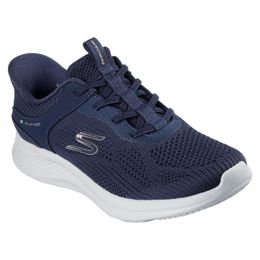Skechers Damen Slip-On Sneaker "SKECH-LITE PRO 2.0", Gr. 35, blau, Textil, Schuhe, Freizeitschuh, Slipper mit Slip-Ins