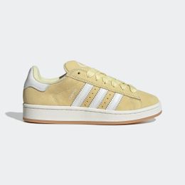 Damen Sneaker "CAMPUS 00S", adidas originals, Gr. 39core wei&szlig;, almost gelb, core wei&szlig;, Leder, Schuhe