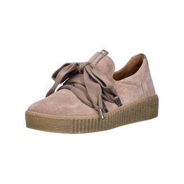 Gabor Damen Sneaker "Gabor Sneaker Veloursleder", Gr. 38,5, rosa, Veloursleder, Schuhe