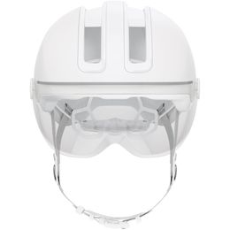 Abus Fahrradhelm "HUD-Y ACE", M Kopfumfang: 54cm - 58cm, wei&szlig;, Helme