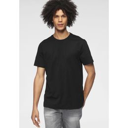 OTTO products Herren T-Shirt "&raquo;GOTS zertifiziert &ndash; aus Bio-Baumwolle&laquo;", schwarz, Basic, Gr. XL, unifarben, Single Jersey, Obermaterial: 100%