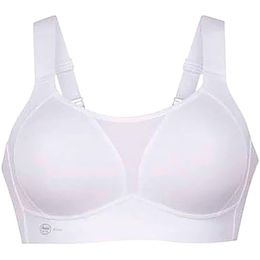 Anita active Damen Sport-BH "Smart Control", Gr. 100, wei&szlig;, Stoff, Obermaterial: 49% Polyamid, 31% Elasthan, 20% Polyester, Mesh, Netz, clean, matt,