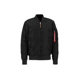 Herren Bomberjacke "MA-1 VF 59 Long"schwarz, Gr. S, Alpha Industries, Shell/Lining: 100% Nylon, Filling: 100% Polyester, Jacken