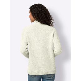 Heine Damen Strickpullover "Pullover", beige, Gr. 36, unifarben, 76% Polyacryl, 12% Polyamid, 10% Wolle, 2% Elasthan, Pullover