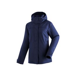 Maier Sports Damen Winterjacke "Lisbon", blau, Gr. 20, 100% Polyester, Jacken, warme Damen Jacke, wattierte Regenjacke, wasserdicht + atmungsaktiv