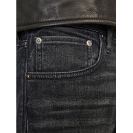 Jack & Jones JACK & JONES Herren Regular-fit-Jeans "JJICLARK mit Used-Look und Stretch f&uuml;r den Alltag", schwarz, Gr. 31, Abriebeffekte, Denim/Jeans, Obermaterial: