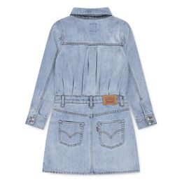LEVI'S KIDS M&auml;dchen Jeanskleid "LVG LS WESTERN DRESS"this and that w, o destruction, Gr. 8, Denim/Jeans, Obermaterial: 100% Baumwolle, Kleider, mit
