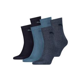 Puma Damen Kurzsocken "Socken 6er Pack", Gr. 47, blau, Obermaterial: 78% Baumwolle CO. 18% Polyester PES. 2% Polyamid PA. 2% Elasthan EL., Socken