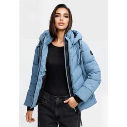 Marikoo Damen Winterjacke "Sahnemausii", blau, Gr. XS, Obermaterial: 100% Polyester. Futter: 100% Polyester. Wattierung: 100% Polyester. &Auml;rmelfutter: