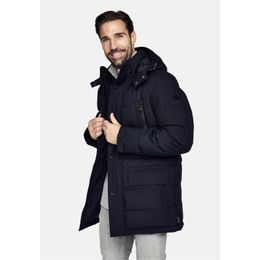 NEW CANADIAN Herren Parka, blau, Gr. 102, unifarben, 100% Polyester, Jacken, mit Fleece-Einsatz am Innenkragen