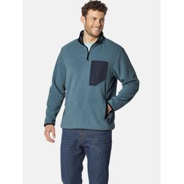 Babista Herren Fleecepullover "Fleece-Sweatshirt BELLAZONTI", blau, Gr. XL, Obermaterial: 100% Polyester COOLMAX PES(Coolmax)., Sweatjacken