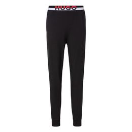 HUGO UNDERWEAR Herren Pyjamahose "Amsterdam", Gr. L, schwarz, Jersey, Obermaterial: 95% Baumwolle, 5% Elasthan, Hosen
