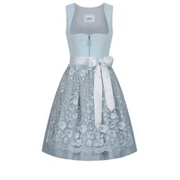 N&uuml;bler N&Uuml;BLER Damen Dirndl "Dirndl mini Garbine", blau, Gr. 34, Obermaterial: 100% Polyester PES., Kleider