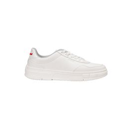 Hugo Herren Sneaker "Sneaker Yarrow tenn grpu", Gr. 44, wei&szlig;, Obermaterial: 60% Polyester PES. 40% Polyurethan PU. Futter: 100% Polyester PES. 100%