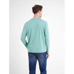 Lerros Herren Sweatshirt "Lerros Serafino-Langarmshirt f&uuml;r Herren"fjord blau, Gr. M, 100% Baumwolle, Sweatshirts