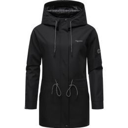 Ragwear Damen Outdoorjacke "Urbanna Remake", schwarz, Gr. XL, Obermaterial: 100% Polyester (recycelt), Innenfutter: 100% Polyester (recycelt),