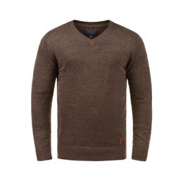 Blend Herren Strickfleece-Pullover "Strickpullover BHLasse", braun, Gr. XXL, Obermaterial: 50% Baumwolle CO. 50% Polyacryl PAN., Pullover