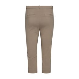 Freequent Damen Caprihose "FQSOLVEJ-CA", grau, Gr. XXL, unifarben, Web, Obermaterial: 76% Viskose, 21% Polyamid, 3% Elasthan, Hosen, Sommerhose