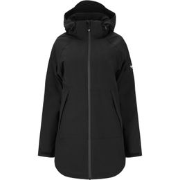 WEATHER REPORT Damen Outdoorjacke "Britta", schwarz, Gr. 38, unifarben, 90% Polyester, 10% Elasthan, Jacken, mit wind- und wasserdichter Eigenschaft