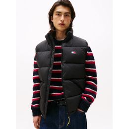 Tommy Jeans Herren Steppweste "TJM VAIL PUFFER VEST", schwarz, Gr. S, Web, Obermaterial: 100% Polyamid, Westen, Steppweste Gefüttert Outdoorjacke mit