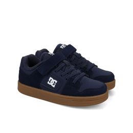 DC Shoes Kinder Sneaker "Manteca 4 V", Gr. 13,5, blau, 51% Leder, 49% Synthetikmaterial, Schuhe