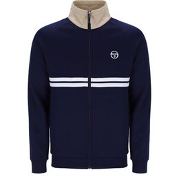Sergio Tacchini Herren Trainingsjacke "DALLAS TRACK TOP Herren", blau, Gr. XS, 60% POLYESTER, 40% BAUMWOLLE, Jacken, Trainingsjacke Herren, leichte