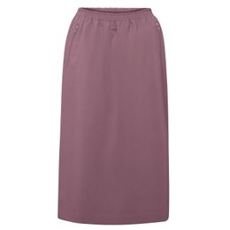 GOLDNER Damen Midirock "Knitterfreier Reiseschlupfrock", rosa, Gr. 46, Obermaterial: 100% Polyester PES., R&ouml;cke