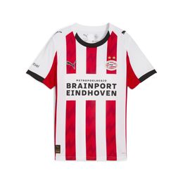 Puma Kinder Trainingsshirt "PSV Eindhoven 25/26 Heimtrikot Jugendliche", wei&szlig;, Gr. 152, gestreift, Obermaterial: 100% Polyester. Rippe: 100%