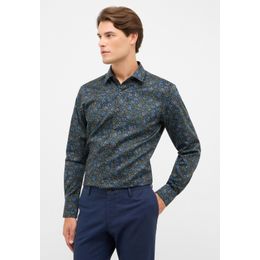 Eterna Herren Langarmhemd "SLIM FIT", blau, Gr. 41, Twill, 100% Baumwolle, Hemden, NON IRON (b&uuml;gelfrei)