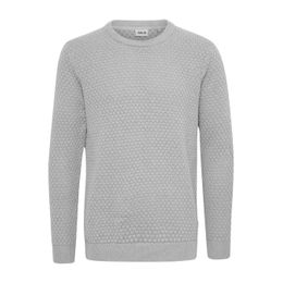 !Solid SOLID Herren Strickfleece-Pullover "Strickpullover SDClive", grau, Gr. XL, Obermaterial: 100% Baumwolle CO., Pullover