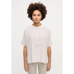 Eterna Damen Shirtbluse "OVERSIZE FIT", beige, Gr. 42, 100% Seide, Blusen