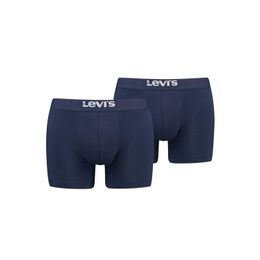 Levi's LEVI'S Herren Boxershorts "Boxershort 2er Pack", Gr. S, blau, Obermaterial: 95% Baumwolle CO. 5% Elasthan EL., Unterhosen