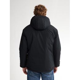 Herren Funktionsparkadeep schwarz, Gr. XXL, PETROL INDUSTRIES, unifarben, Web, Obermaterial: 100% Polyester, Jacken, mit Logo Stickerei