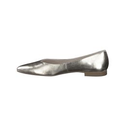 Paul Green Damen Ballerina "Paul Green Ballerinas Nappaleder", Gr. 38,5, grau, Nappaleder, Schuhe