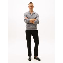 Tommy Hilfiger Herren Chinohose "CORE DENTON ESSENTIAL", schwarz, Gr. 34, unifarben, Twill, Obermaterial: 97% Baumwolle, 3% Elasthan, Hosen, Straight