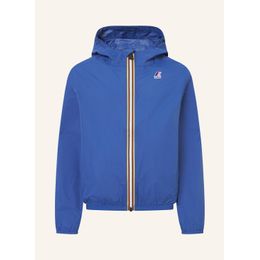 Arbeitsjacke K-way "K-way Funktionsjacke P. LE VRAI 4.0 CLAUDE", Kinder, Gr. 140, blau royal marine, Obermaterial: 100% Nylon, Jacken