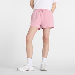 New Balance Damen Shorts "Sport Essentials French Terry Short", rosa, Gr. M, Obermaterial: 60% Baumwolle, 40% Polyester, Hosen