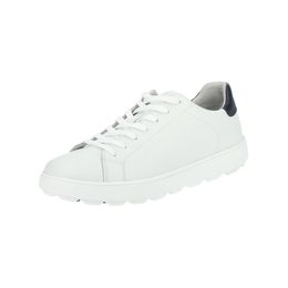 Geox Herren Sneaker "Geox Sneaker Leder/Textil", Gr. 42, weiß, Leder, Textil, Schuhe