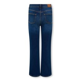 KIDS Only M&auml;dchen Bootcut-Jeans "KOGMADISON BLUSH WIDE DNM DIA092 NOOS", blau, Gr. 146, unifarben, Denim/Jeans, Obermaterial: 92% Baumwolle, 6%