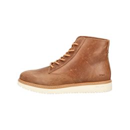 Toms Shoes TOMS Herren Schn&uuml;rstiefelette "TOMS Stiefelette Leder", Gr. 44,5tan, Leder, Schuhe