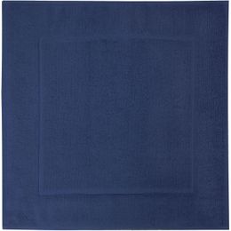 Badematte, H:11mm, blau, Framsohn FROTTIER, Baumwolle, Badematten, "Uni Basic Hotelmatte", gro&szlig;e Farbpalette, Hergestellt in &Ouml;sterreich,
