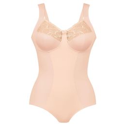 Anita Damen Miederbody "Komfort Korselett Lucia", Gr. 105, beige, Obermaterial: 64% Polyamid PA. 26% Elasthan EL. 10% Polyester PES., Bodys