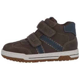Lurchi Kinder Klettschuh "Berny TEX", Gr. 29dunkelbraun, blau, Veloursleder, Schuhe, Klettboots mit TEX, Sneaker, Halbschuh, Gr&ouml;&szlig;enschablone zum